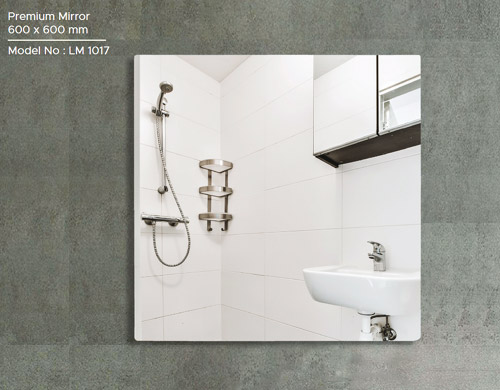 LM 1017- 600 x 600*5mm Premium Designer Mirror - Tap World India