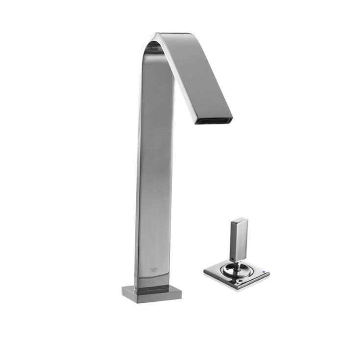 Two Hole Basin Mixer Deck Mounted Long Body With Joystick Lever Model-no: RR-900 - Tap World India